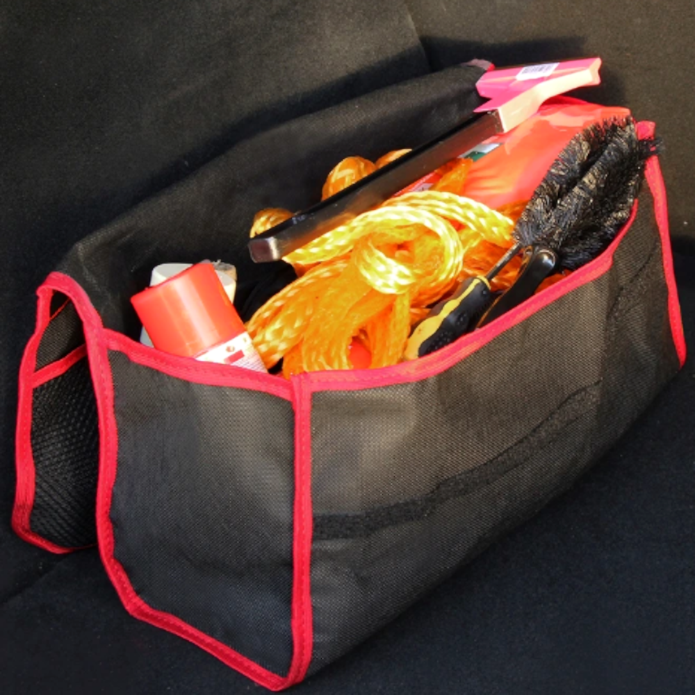 Car Boot Organiser Bag Anti Slip Foldable for Boot Storage Case, Black ...