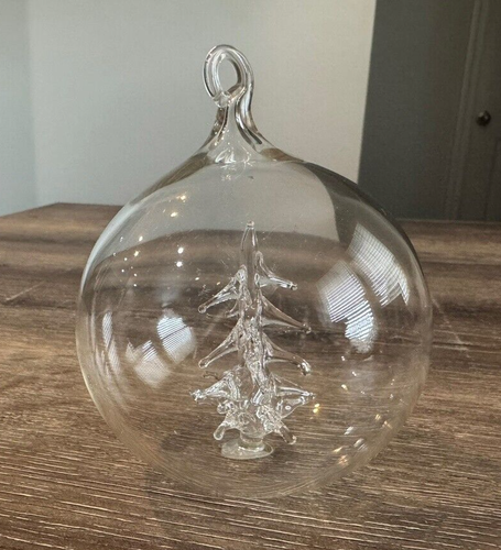 Italian Soffieria Parise Hand Blown Art Glass "Christmas Tree Encased ...