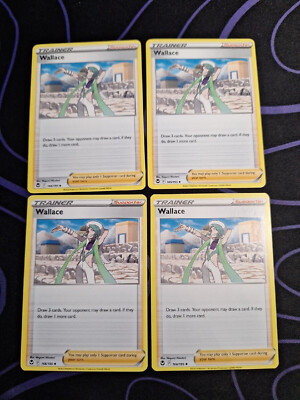 Pokemon TCG - 4x Wallace 166/195 Playset Silver Tempest - NM/M | eBay