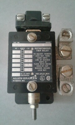 ALLEN BRADLEY 809-AO5E INSTANTANEOUS TRIP RELAY | eBay