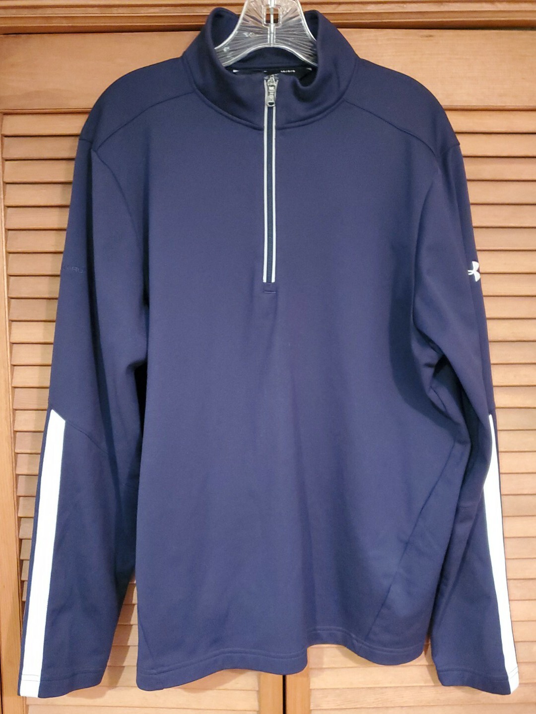 Under Armour Men’s Large 1/4 Zip Pullover- Dark blue - Subaru branded ...