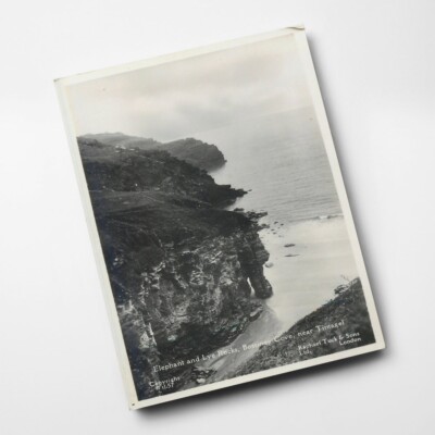 A6 PRINT - Vintage Cornwall - Elephant & Lye Rocks, Bossiney Cove ...