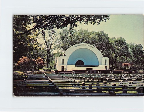 Postcard Firemen's Memorial Bandshell City Park Reading Pennsylvania ...