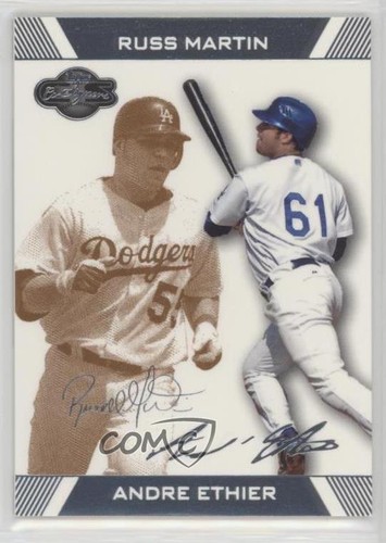 2007 Topps Co-Signers Bronze /275 Andre Ethier Russell Martin Russ ...
