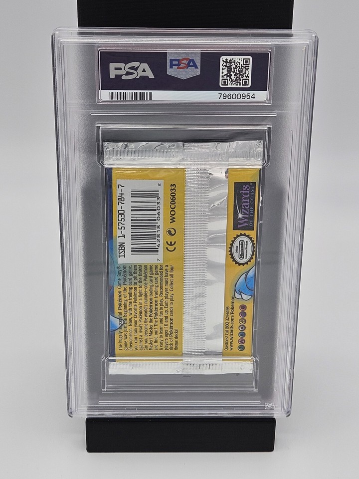 1999 Pokemon Shadowless Foil Pack Base Set Booster PSA 9 MINT ...