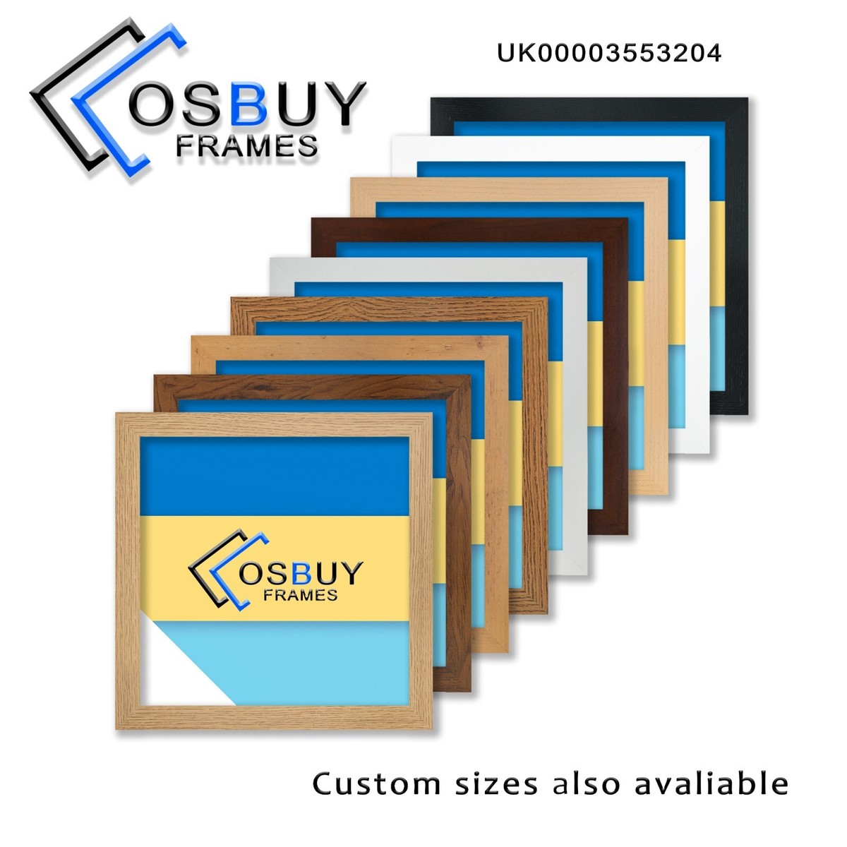Custom Frame Sizes FUTURA Modern Metal Picture Frames I Aluma Designs