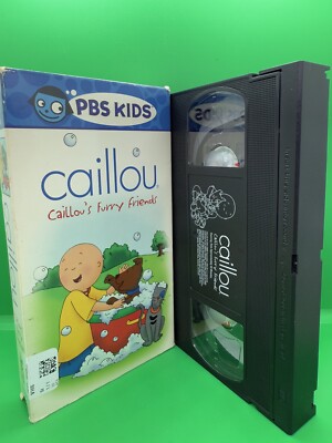 Caillou - Caillou's Furry Friends VHS Tape 2001 PBS Video Kids Cartoon ...