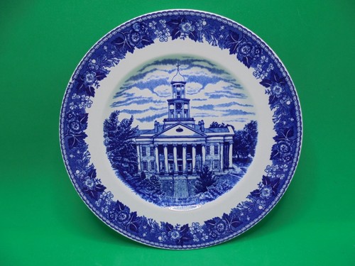 Old English Staffordshire Ware Jon Roth Plate Old Court House Museum ...