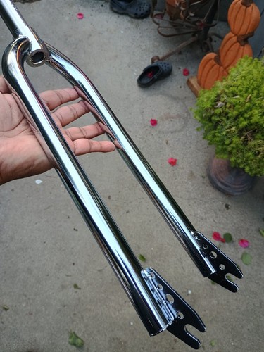 26" Beach Cruisers Bicycle Bike Fork Steel 1" Threaded Chrome | eBay