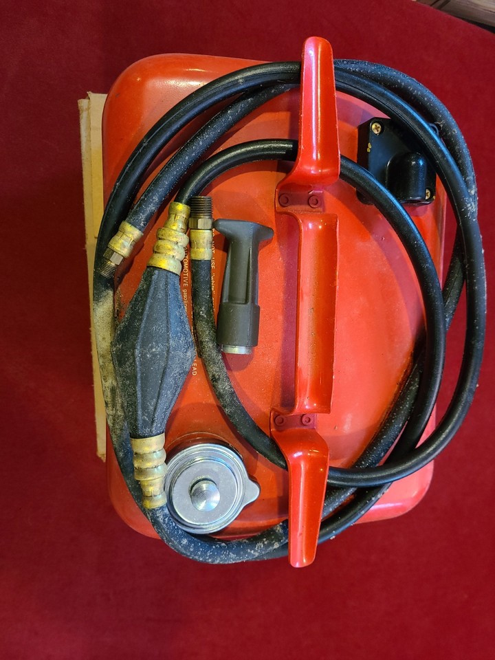 Vintage Mercury Quicksilver 3 Gallon Metal Fuel Gas Can Boat Marine ...