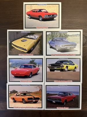 1992 Muscle Cars Cards 7 Different Cards | eBay