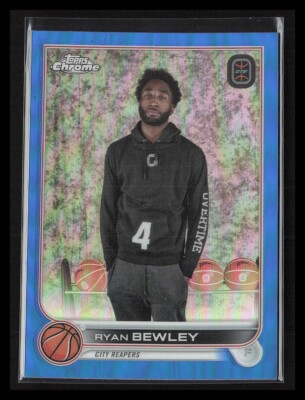 RYAN BEWLEY 2023 Topps Chrome Overtime Elite Blue Refractor /99 #65 ...