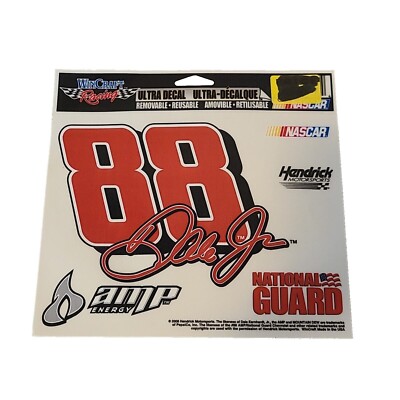 Dale Earnhardt Jr. #88 Decal Sticker Win-Craft Ultra Reusable 2009 5.75 ...