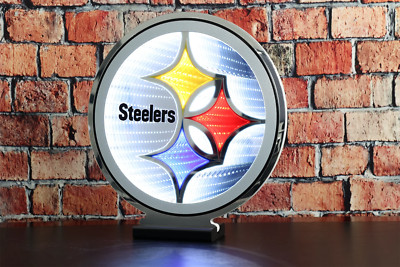 NFL LED Infinity Logo Light - Pittsburgh Steelers | eBay