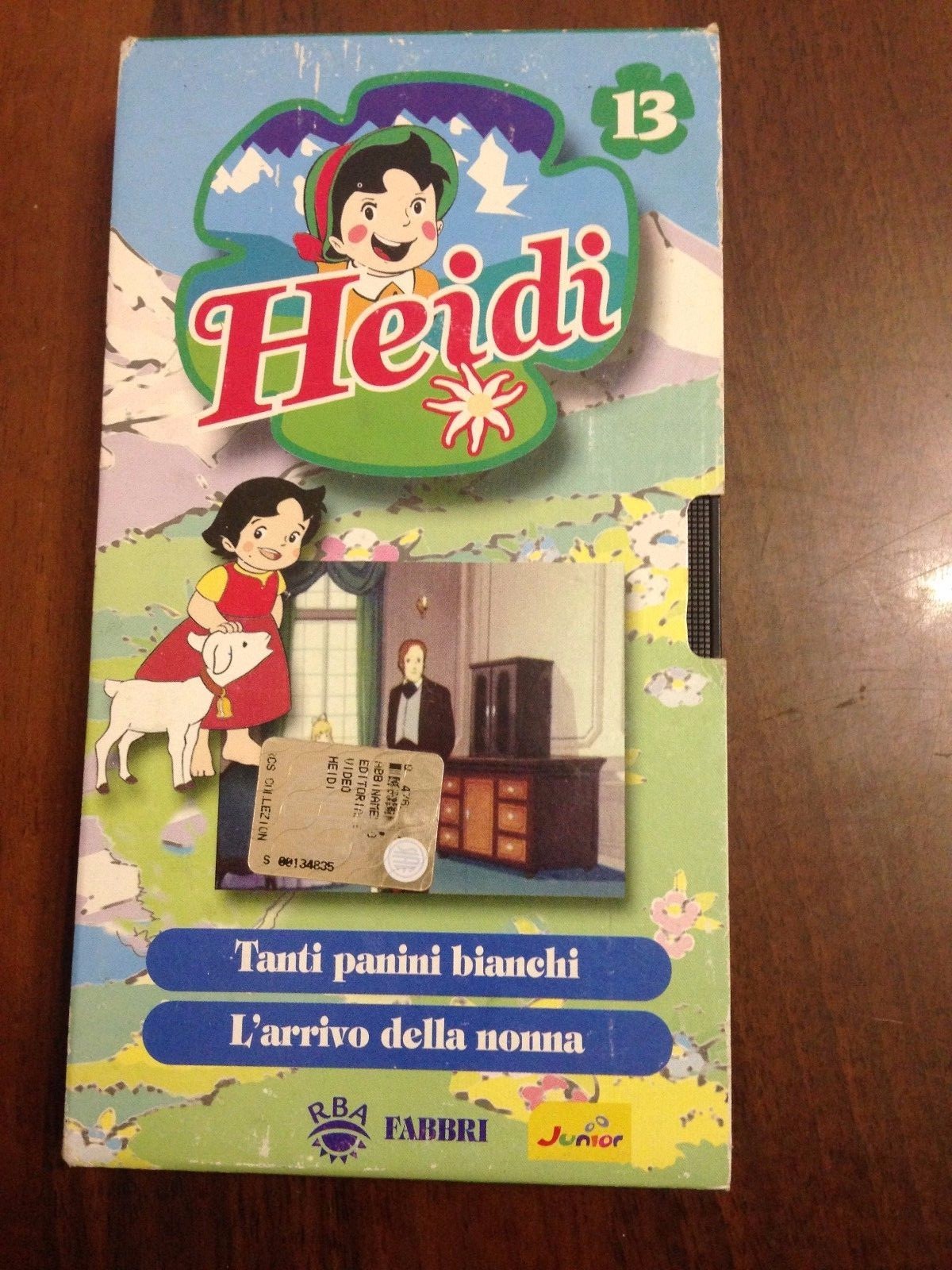 CS5> heidi n.13 Tanti panini bianchi / l'arrivo della nonna -Film VHS ...