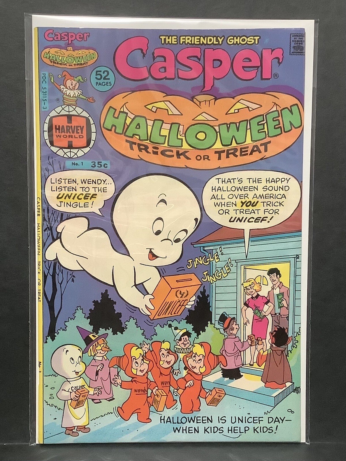 Casper Halloween Trick or Treat - #1 - Harvey - 1976 - FN | eBay