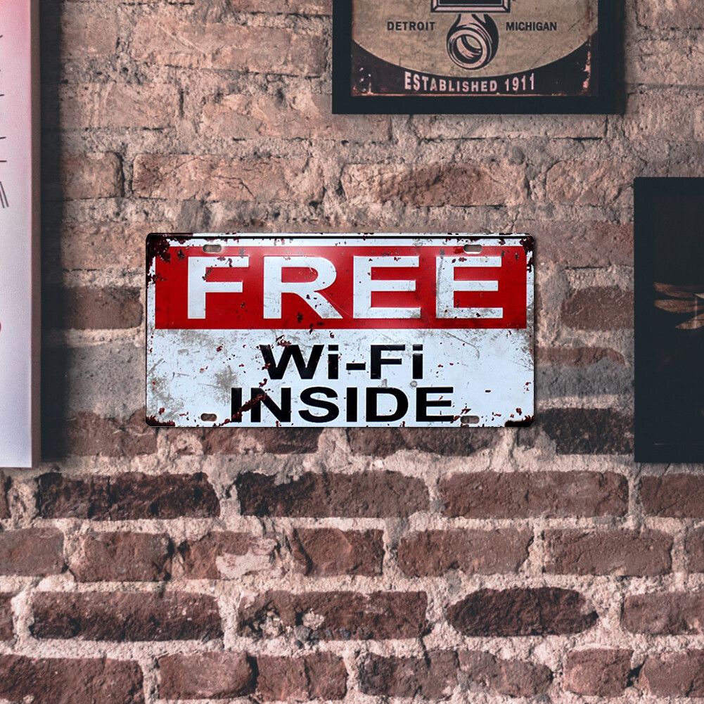 Free Retro Metal Plate Tin Sign Vintage Plaque for Bar Pub Club Cafe ...