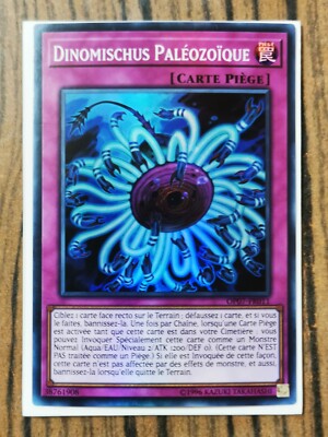 Carte Yu-Gi-Oh - Dinomischus Paléozoïque - OP07-FR011 - Super Rare - VF ...