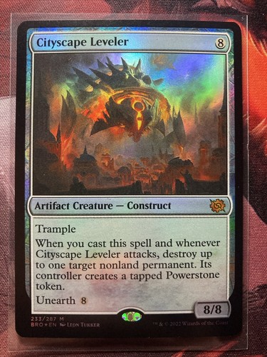 MTG Cityscape Leveler FOIL The Brothers' War 233/287 NM | eBay