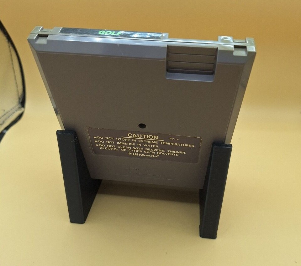 NES Game Cartridge Display Stand Tiered, Holds Up To 5 Carts 3D Printed ...
