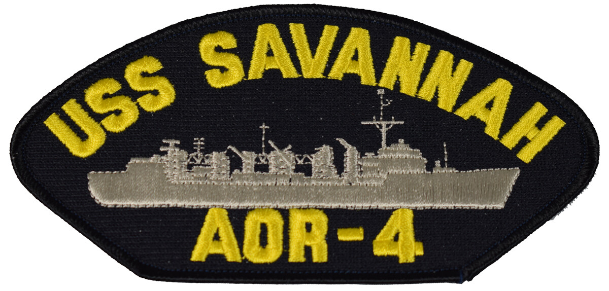USS SAVANNAH AOR-4 SHIP PATCH - GREAT COLOR - Veteran Owned Business | eBay