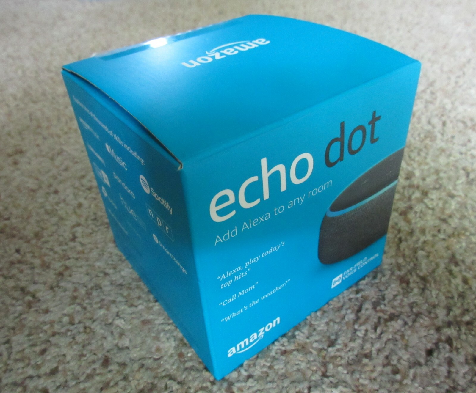 Brand New Amazon Echo Dot 3rd Generation Smart Speaker - Alexa - Black NIB