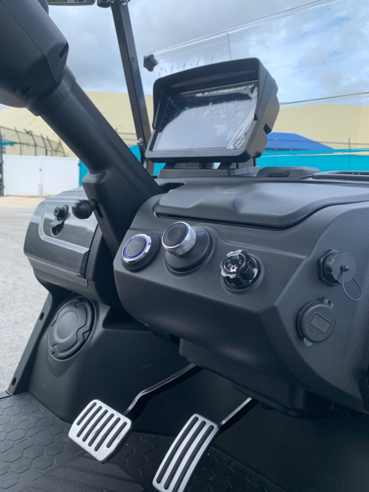 WHITE EVOLUTION MAVERICK D5 GOLF CART LSV STREET LEGAL 4 SEAT 105AH ...