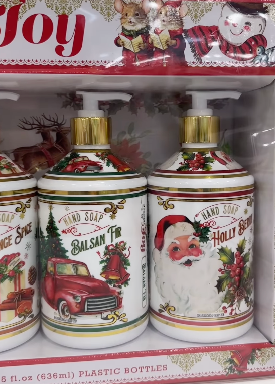 HOME AND BODY Seasons of Joy Holiday Hand Soap Boxed Set 4, 21.5 Fl Oz ...