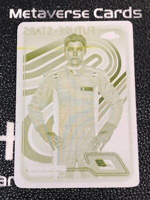 2024 Topps Chrome Formula 1 F1 Luke Browning Yellow Printing Plate 1/1 ...