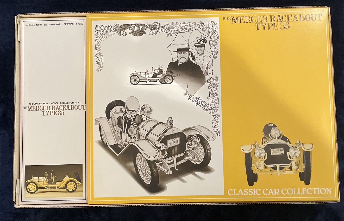 Bandai Classic Car Collection 1913 Mercer Raceabout Type 35 Model Kit ...