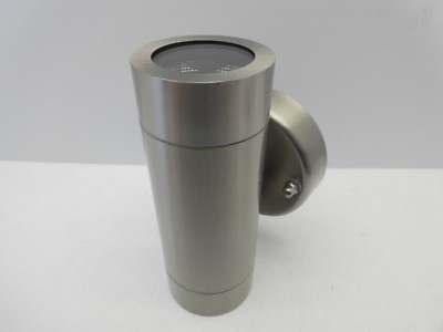 SAXBY 13802 PALIN STAINLESS STEEL UP / DOWN WALL LIGHT IP44 DECORATIVE ...