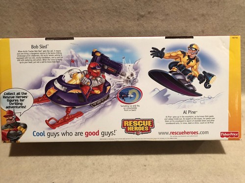 Rescue Heroes Artic Heroes Collection! Tracker Snowmobile! FACTORY ...