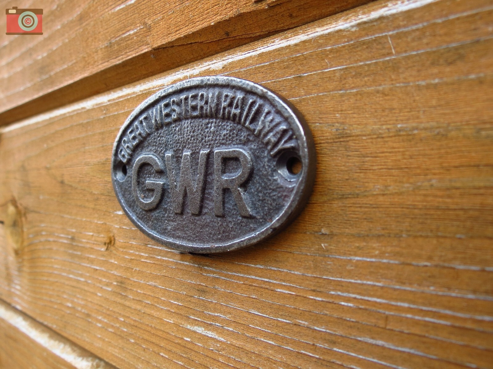 GWR Great Western Railway PLAQUE SIGN. Cast Iron. Oval. Vintage Style ...