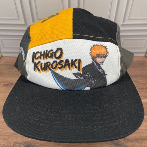 Ichigo Kurosaki 5 panel camper Bleach Manga Anime kanji logo Adjustable ...