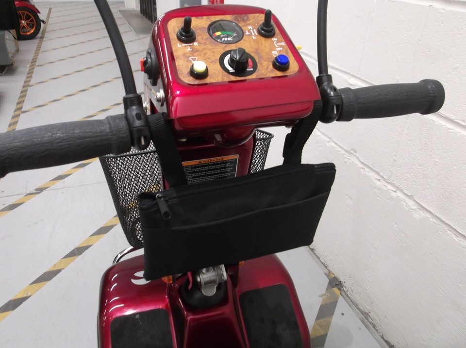 Rascal 388XL 6mph Class 3 Roadworthy Mobility Scooter In Red - CS CB7 ...