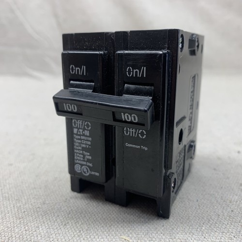 1) New Eaton BR2100 2 Pole 100 Amp Circuit Breaker | eBay