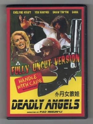 DEADLY ANGELS (1977) Fully Uncut w/ Evelyne Kraft Girls-With-Guns w ...