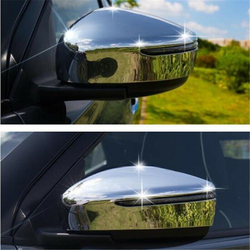 For Nissan Kicks 2018-2024 Bright Chrome Rear View Mirror Cap Cover ...