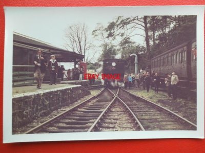 PHOTO ISLE OF WIGHT LOCO NO 14 CALBOURNE TAKING WATER AT VENTNOR ...