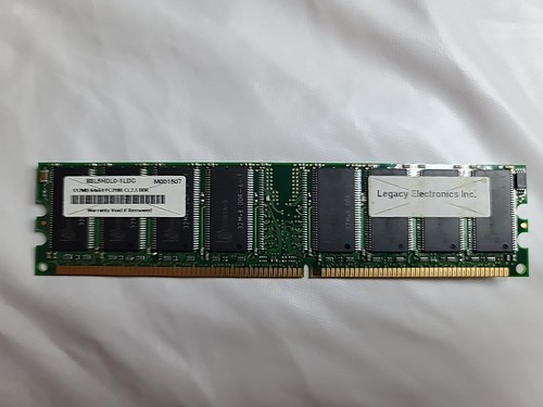 512MB Legacy Electronics DDR1 RAM PC2100 266MHz CL2.5 64x64 88L5HDL0 ...