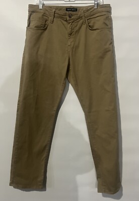 Mens Mavi Jeans Matt Relaxed Straight Leg Tan Khaki Size 36 x 31 B8 | eBay