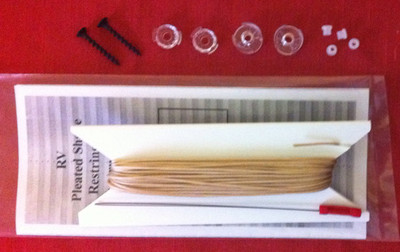 50 ft Tan Cord RV Pleated Shade Restring Kit - Record - Blind ...