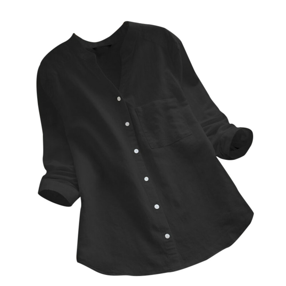 Blusa con Botones Zanzea mangas largas para mujer.. ZANZEA | falabella.com