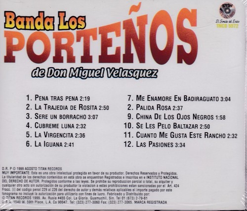 Banda Los Portenos Cuanto Me Gusta este Rancho CD New Nuevo Sealed | eBay