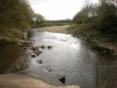 Photo 6x4 River Irwell Ramsbottom With Dearden Brook joining from the ...