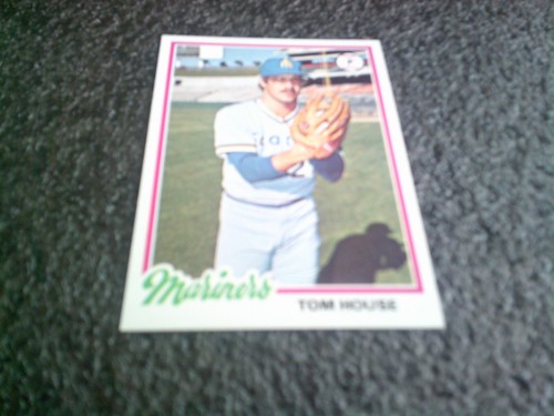 1978 TOPPS VINTAGE MLB CARD TOM HOUSE MARINERS #643 | eBay