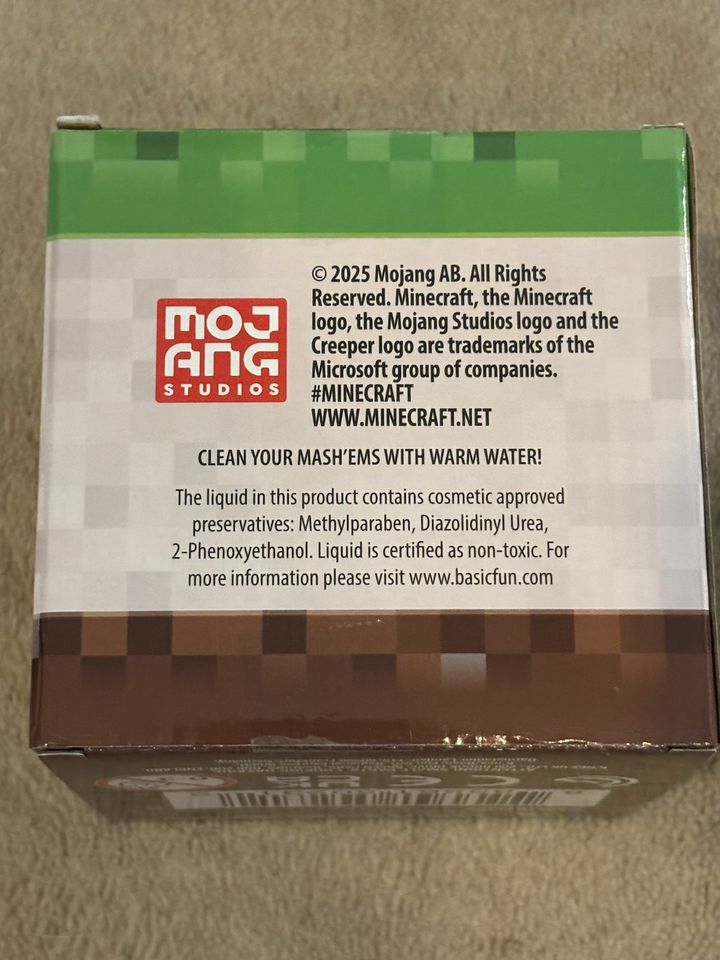 NEW MINECRAFT Mashems Mega series squishy toy fidget, CREEPER | eBay