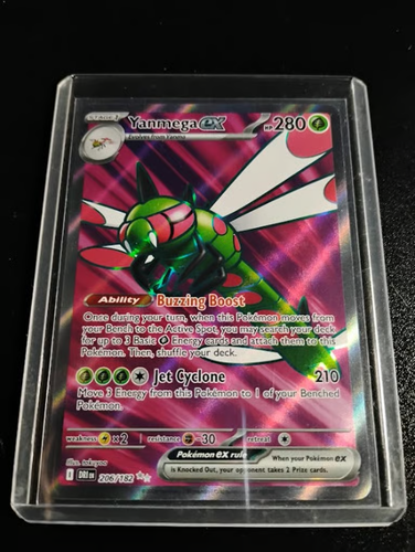 Yanmega ex 206/182 Sv10: Destined Rivals FOIL Holo POKEMON CARD FULL ...