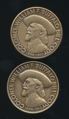 Cody Wyoming Colonel William F Buffalo Bill Coins 100 Years 1983 Wild ...