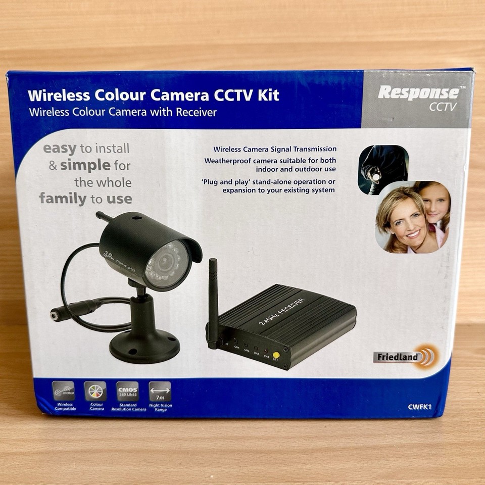 Friedland Response Wireless Colour Camera CCTV Kit CWFK1 ~ New ~ | eBay UK